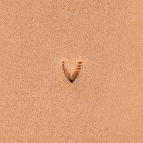 Mule Foot V Shape w/Serrations U710 Leather Stamp ...